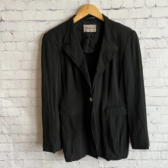 Tombolini | Jackets & Coats | Tombolini Womens Black Career Blazer ...
